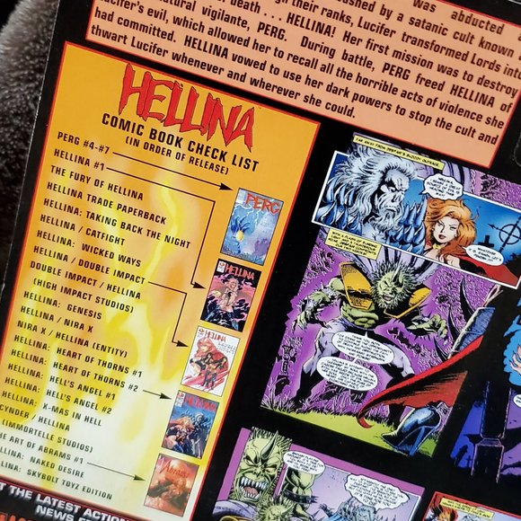 Other | Hellina Mega Action Figure Blood Splattered Hellina With Cape ...